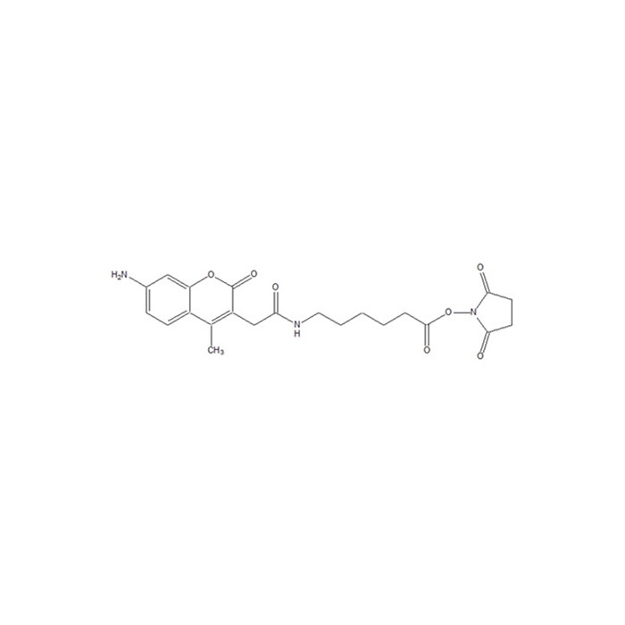 AMCA-X, SE [6-((7-Amino-4-methylcoumarin-3-acetyl)amino)hexanoic acid ...